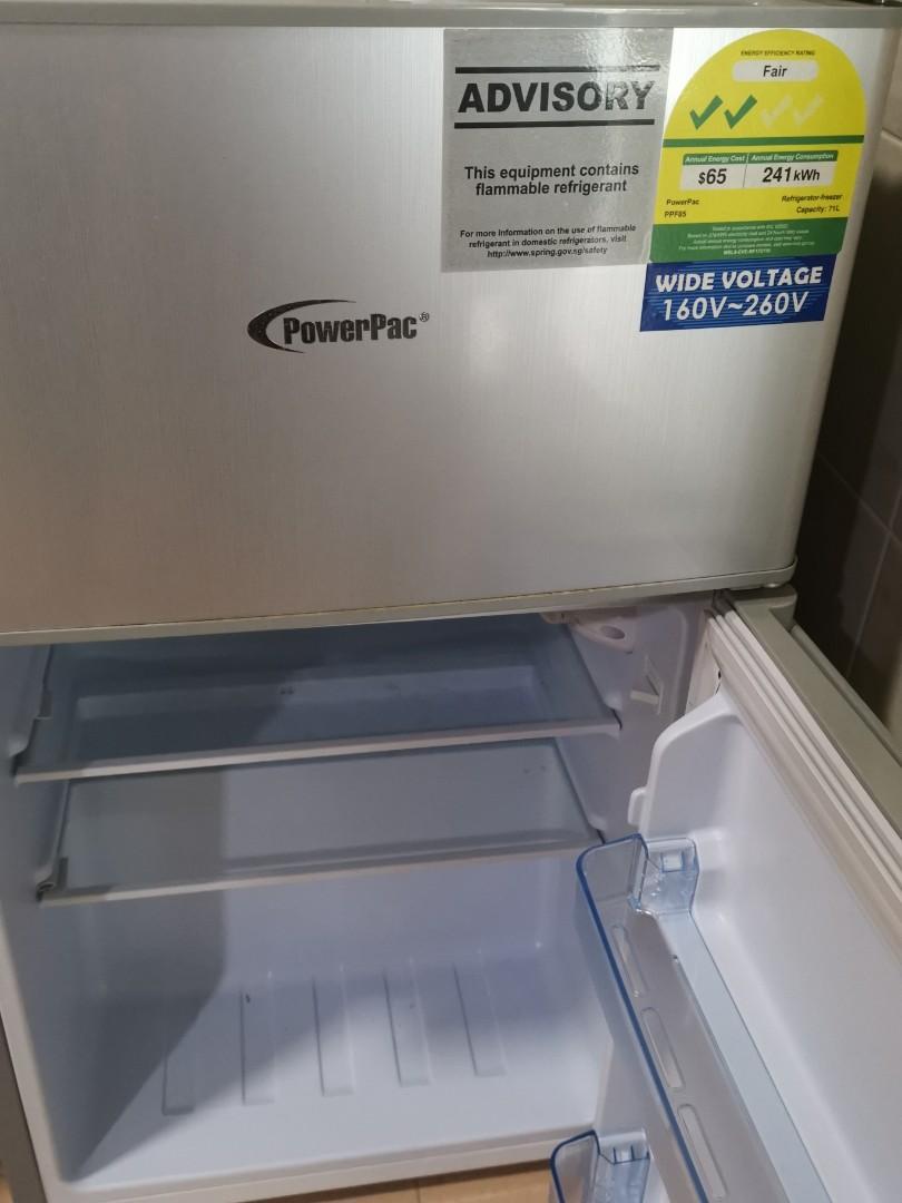 PowerPac 2 door Refrigerator, TV & Home Appliances, Electrical ...