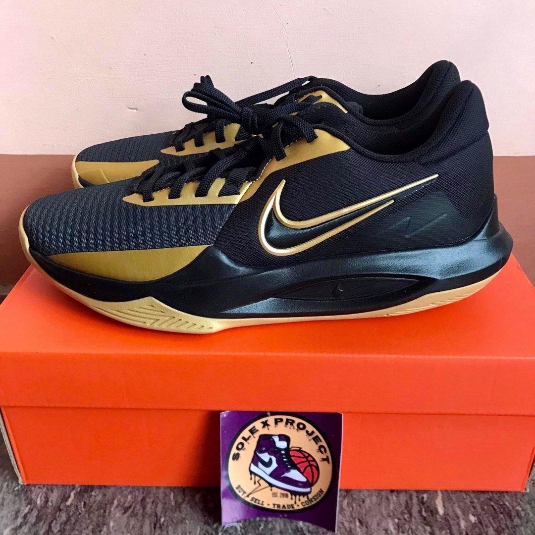 Precision 6 black/gold, Men's Fashion, Footwear, Sneakers on Carousell