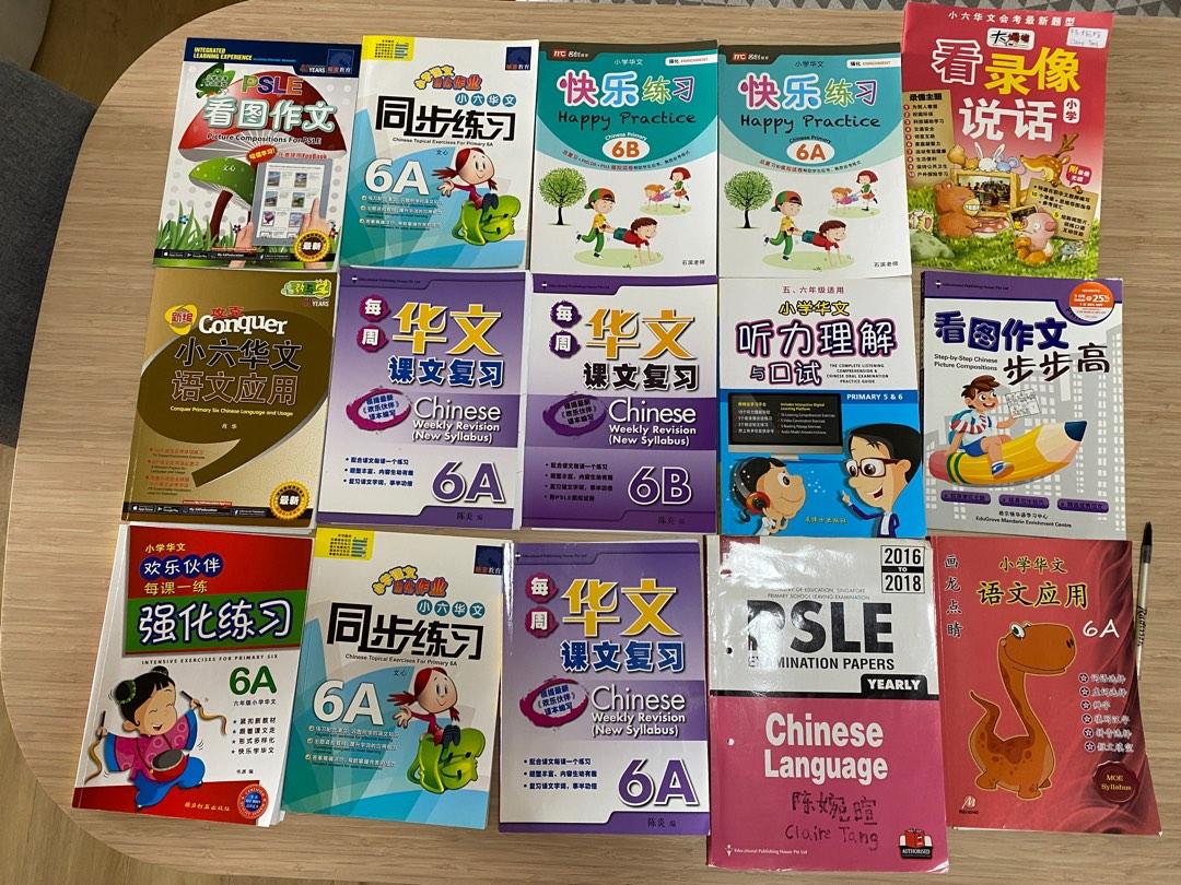 Primary 6 assessment books, fresh exam papers, superstar teacher, text ...