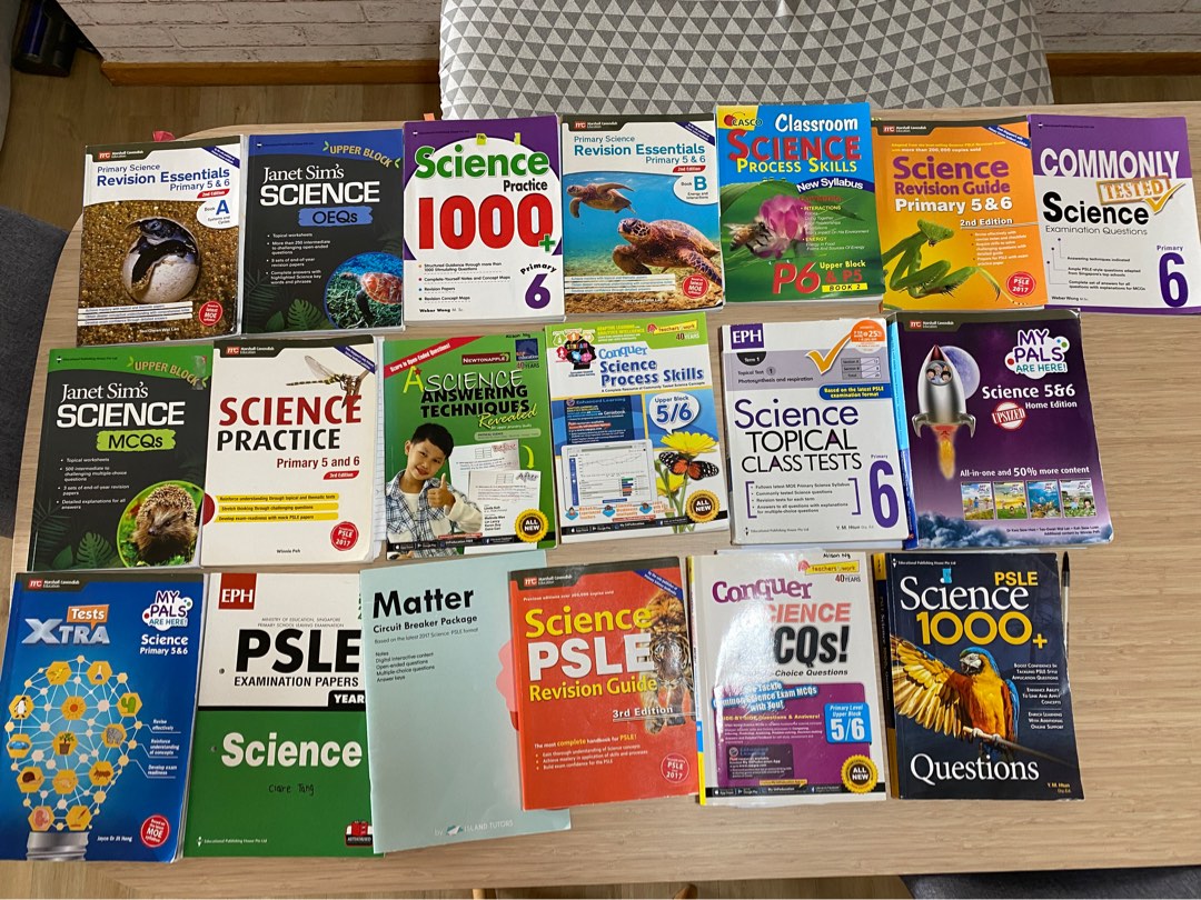 Primary 6 assessment books, fresh exam papers, superstar teacher, text ...