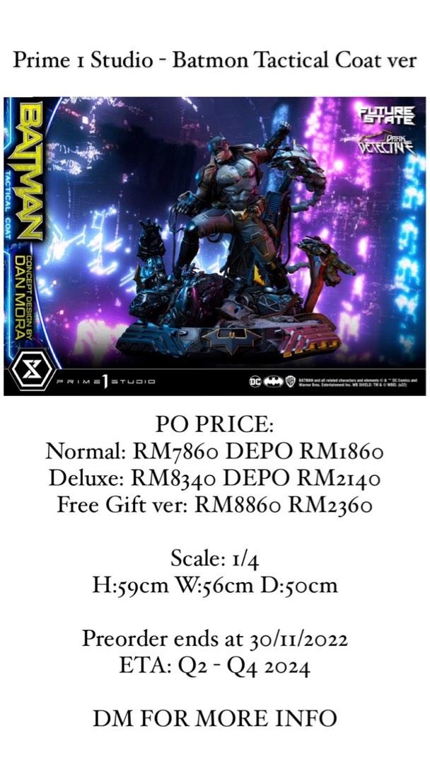 Prime 1 Studio - Batmon Tactical Coat ver, Hobbies & Toys, Toys & Games ...