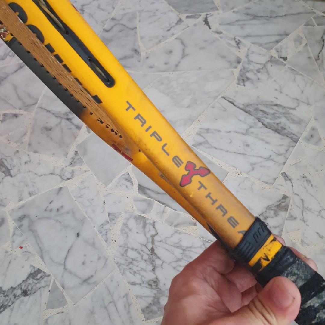 Prince Triple Threat Tennis Racket Racquet, Sports Equipment, Sports ...