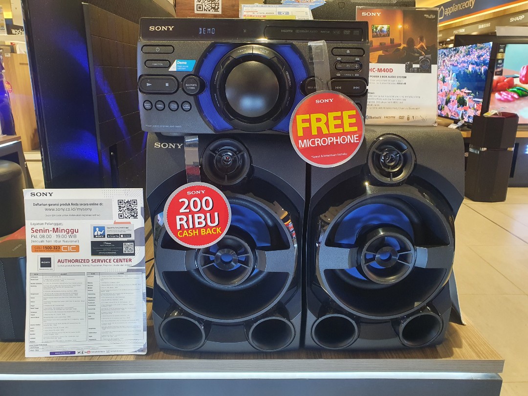 Promo Cicilan Sony MHC M40D High Power Audio System Dp Mulai 0%, Elektronik, Audio di Carousell