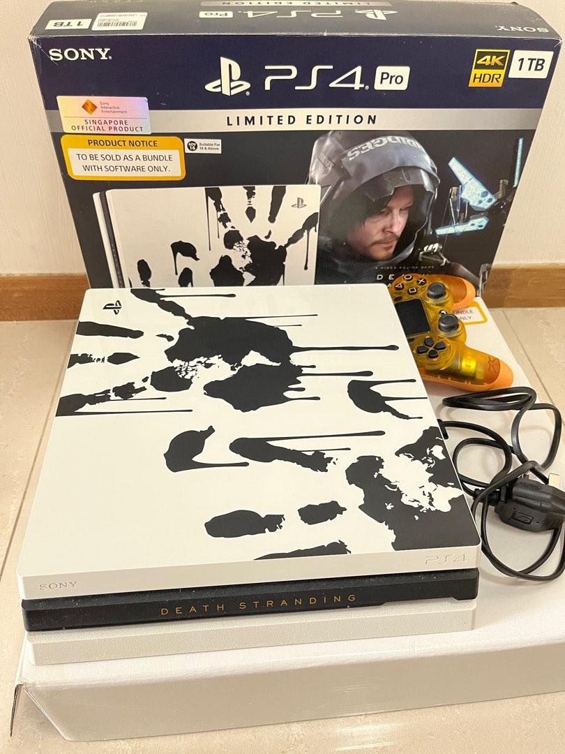 PS4 Pro 1TB death stranding limited edition Asia, Video Gaming, Video ...