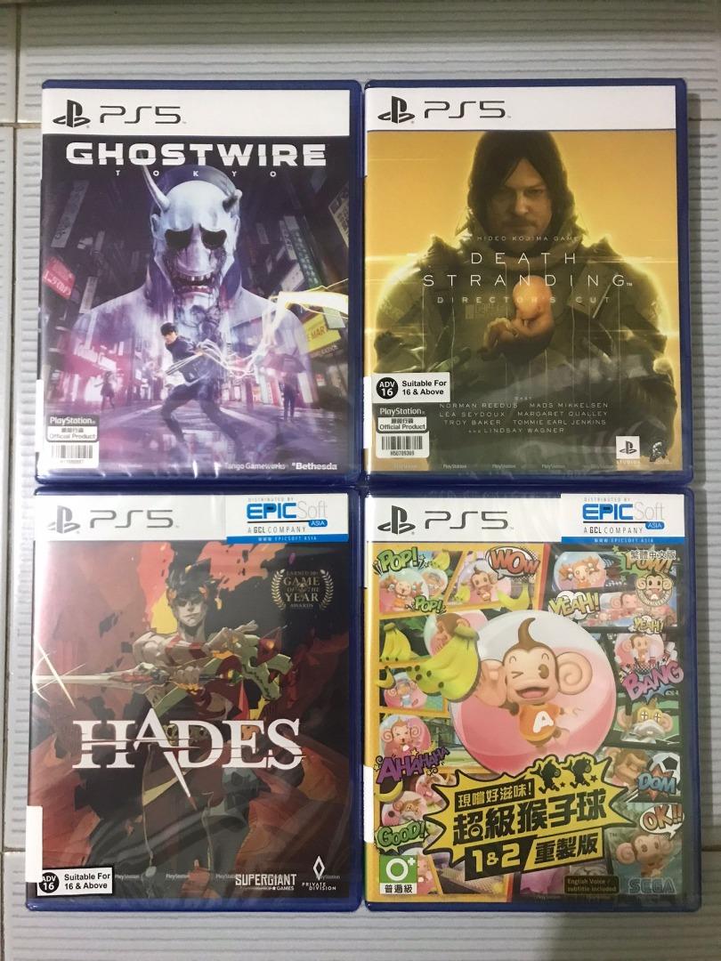 PS5 Ghostwire Tokyo , Hades & other games OFFER ! SEALED, Video Gaming, Video Games, PlayStation ...