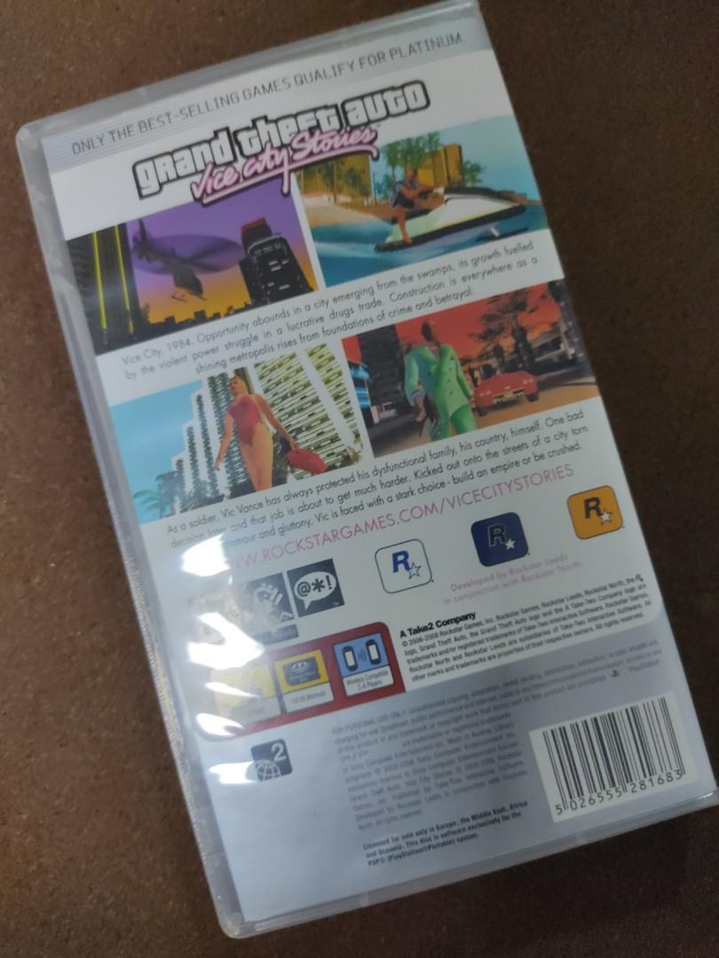 PSP Games: Bundle Games GTA Vice City + Wipeout Pure + The Hustle ...