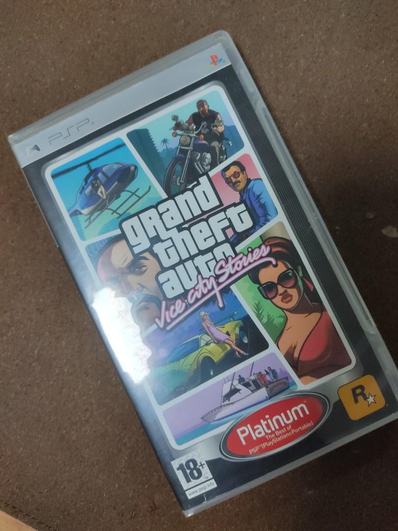 PSP Games: Bundle Games GTA Vice City + Wipeout Pure + The Hustle ...