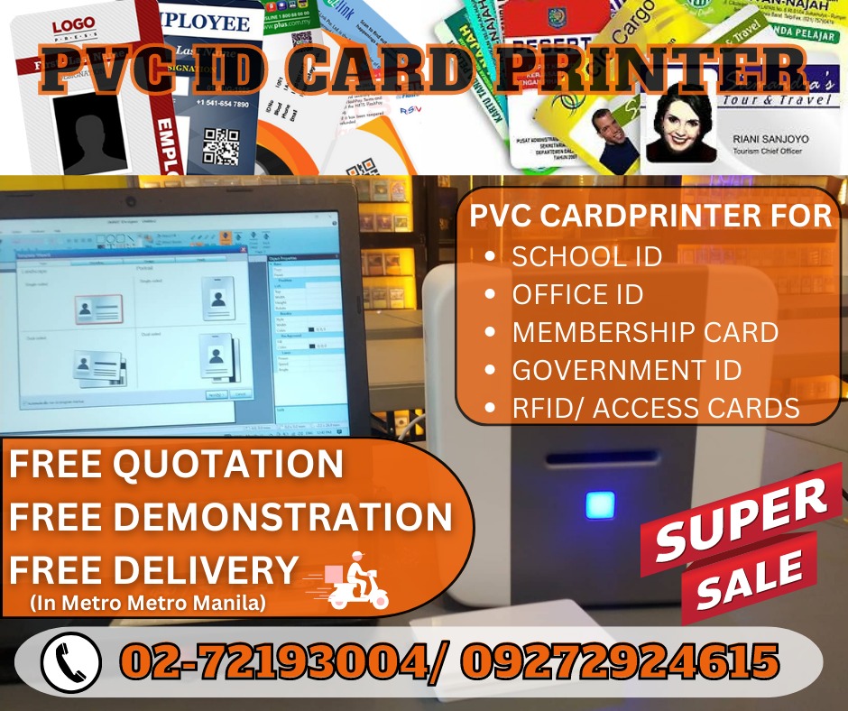 PVC ID CARD PRINTER MACHINE, Computers & Tech, Printers, Scanners ...