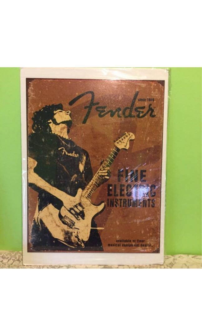 RARE FIND: Vintage Fender Guitar Display, Hobbies & Toys, Memorabilia ...
