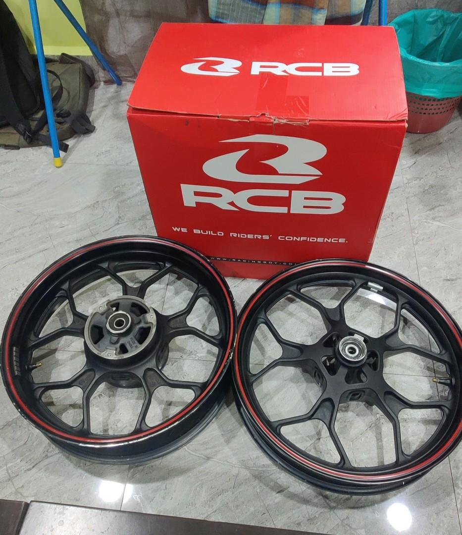 Rim Standard R25 (Hitam), Motorbikes on Carousell