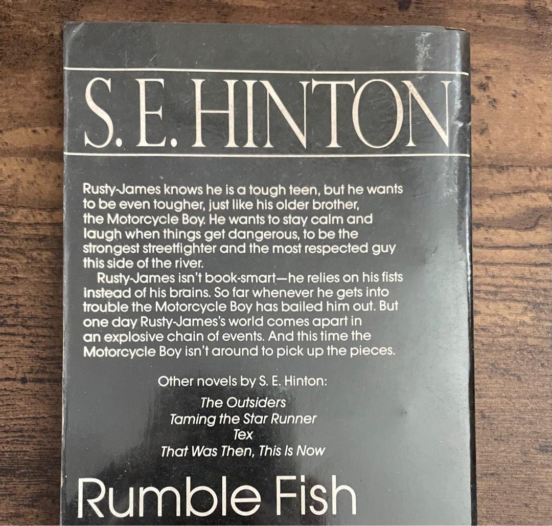 Rumble Fish by S.E. Hinton, Hobbies & Toys, Books & Magazines, Fiction ...