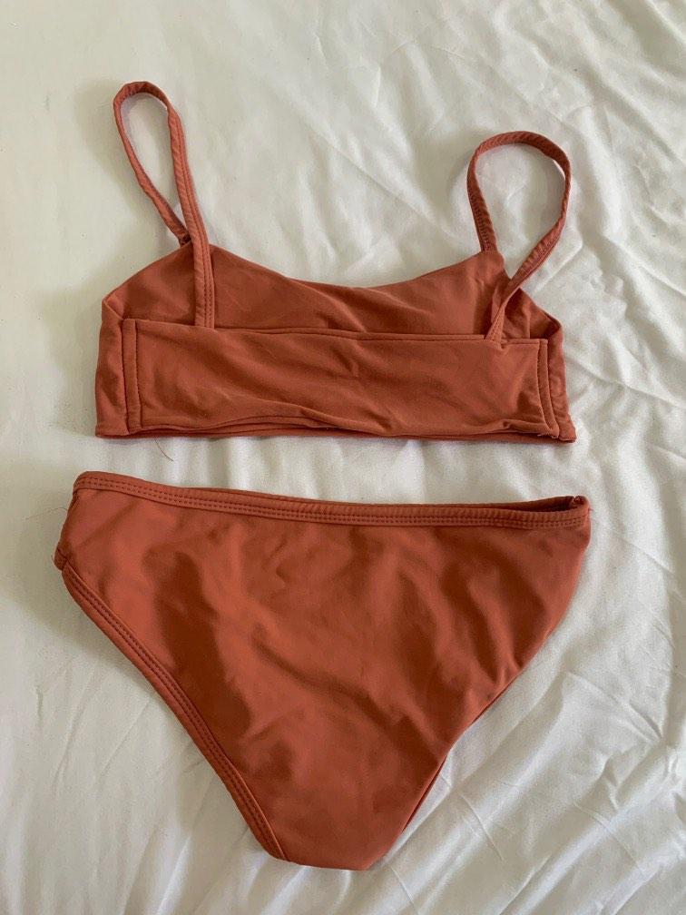 Rust Bikini Set, Women's Fashion, Swimwear, Bikinis & Swimsuits on ...