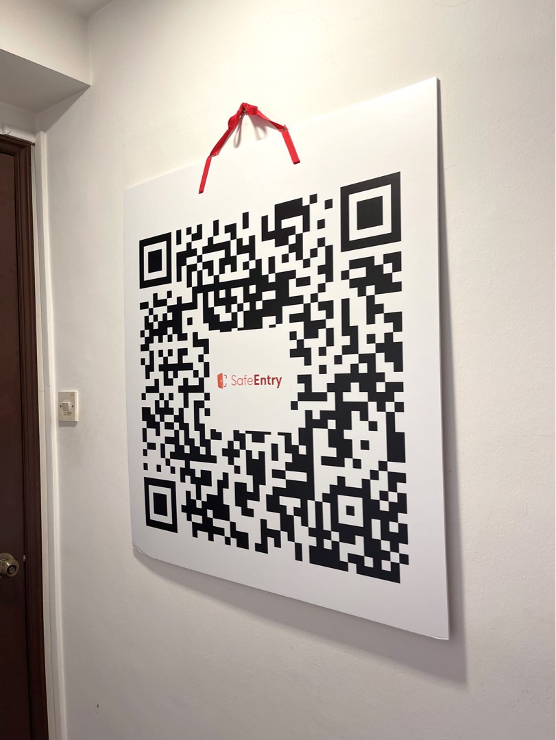 SafeEntry QR Code Artwork and Lanyard for Halloween Costumes, Hobbies ...