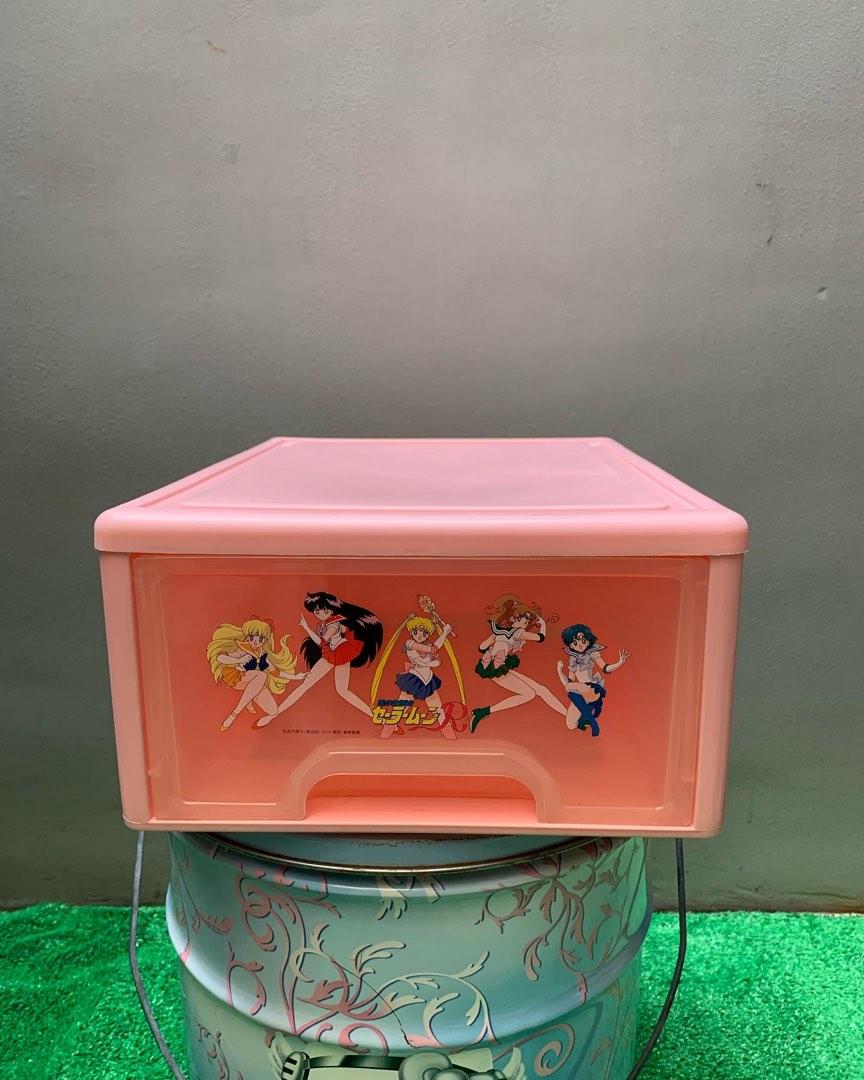 Sailor Moon Pink Drawer Made in Japan/Pink storage, Furniture & Home ...