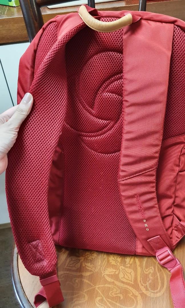 Samsonite RED backpack, Women's Fashion, Bags & Wallets, Backpacks on ...