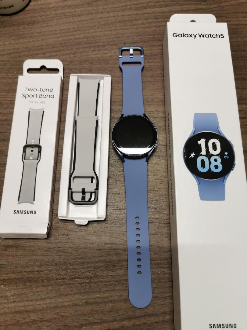 Samsung Galaxy Watch 5 LTE 44mm extra sport strap, Mobile Phones & Gadgets, Wearables & Smart ...
