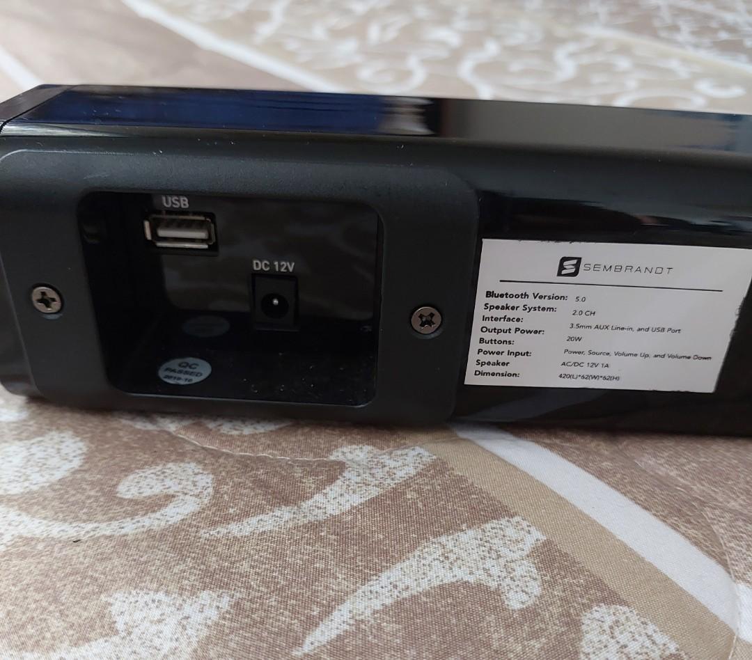 SEMBRANDT MS200 16.5" Mini Soundbar, Audio, Soundbars, Speakers ...