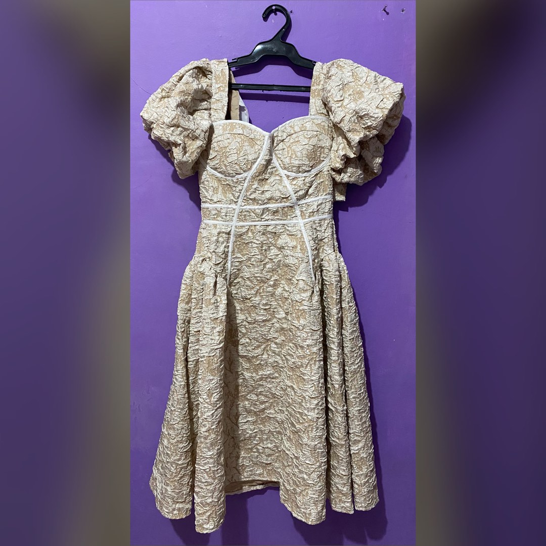 Semi Ball-Dress Korean Dress, Women's Fashion, Dresses & Sets, Dresses ...