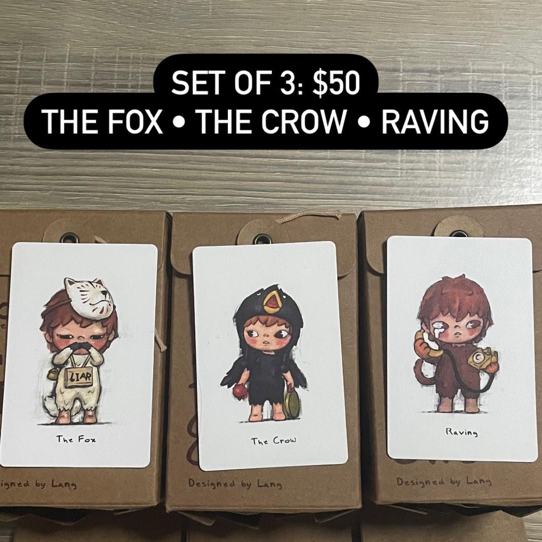 [RESERVED] POPMART Hirono the other one Hirono the Fox the crow raving ...