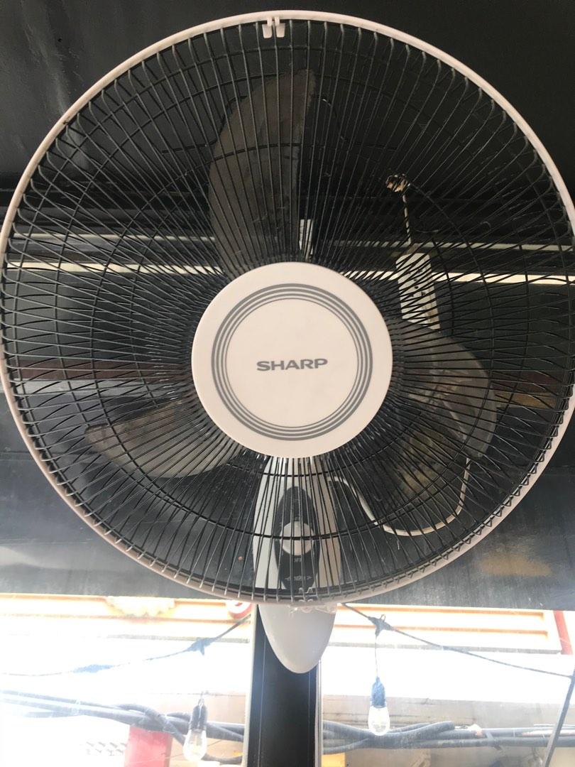 SHARP wall fan, Furniture & Home Living, Lighting & Fans, Fans on Carousell