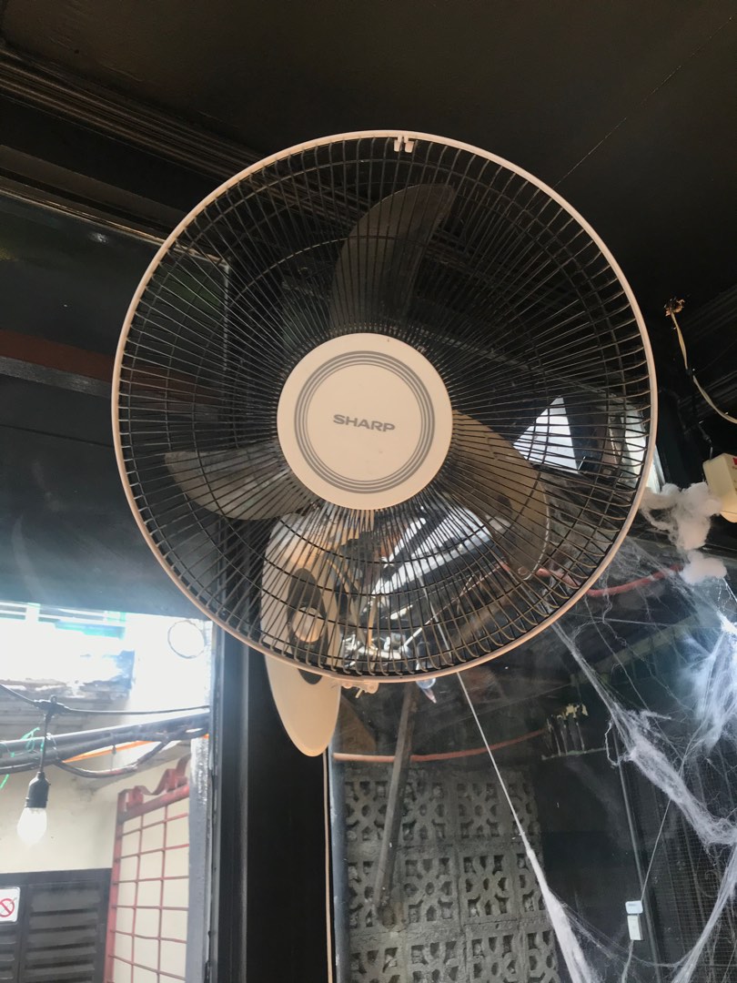 SHARP wall fan, Furniture & Home Living, Lighting & Fans, Fans on Carousell