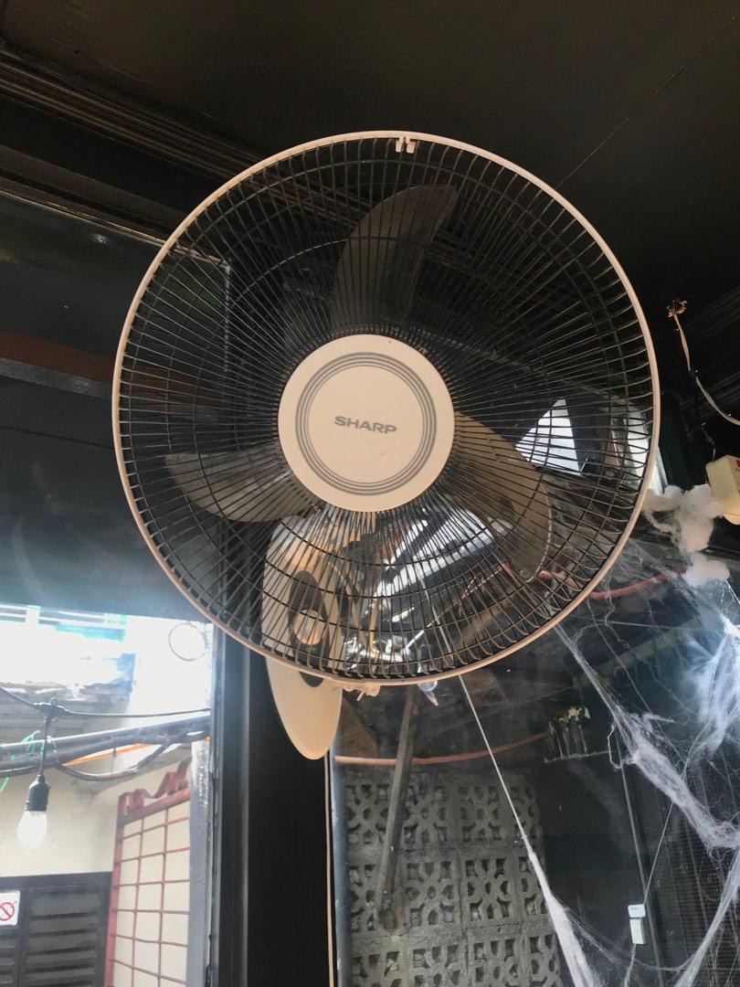 SHARP wall fan, Furniture & Home Living, Lighting & Fans, Fans on Carousell