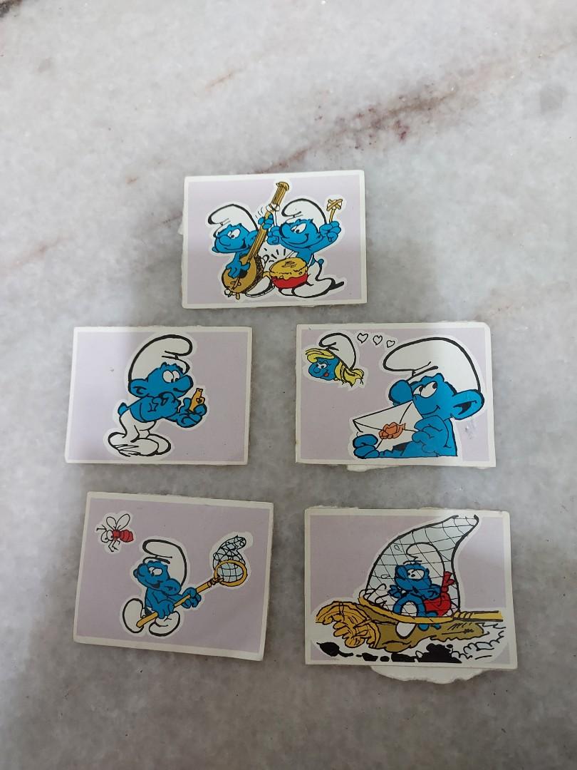 Smurfs stickers, Hobbies & Toys, Memorabilia & Collectibles, Vintage ...