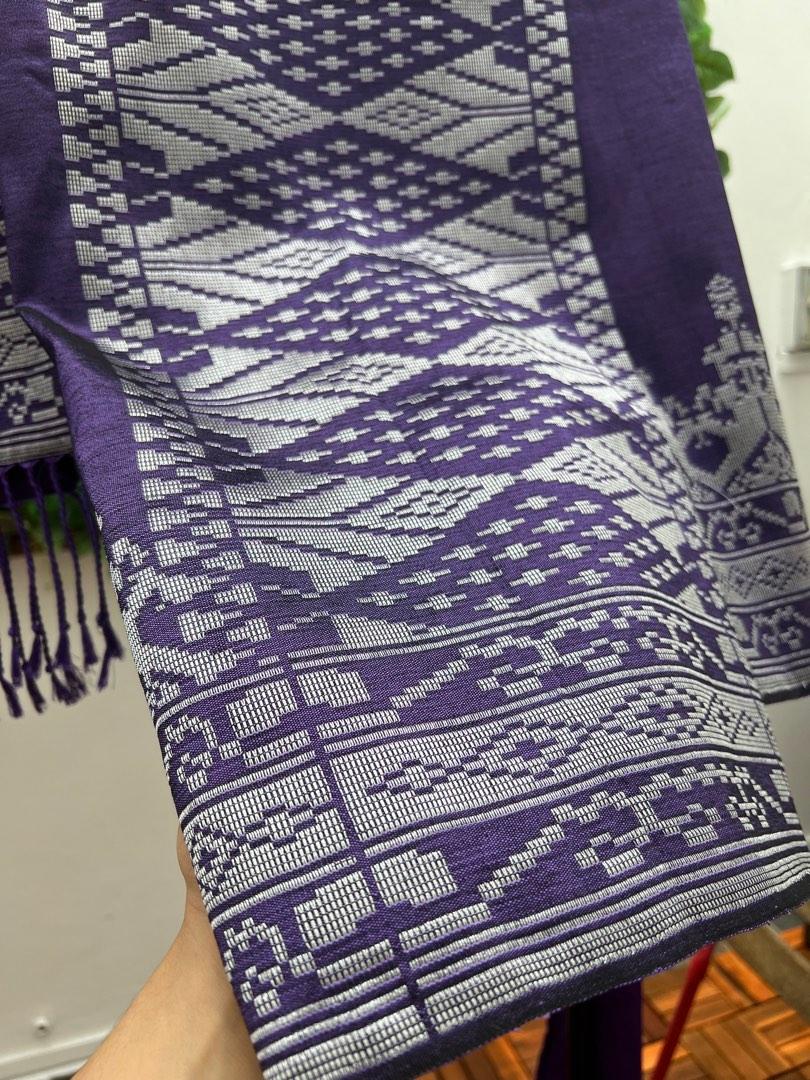 Songket Minang - Purple, Women's Fashion, Dresses & Sets, Traditional ...