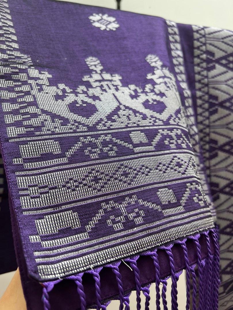 Songket Minang - Purple, Women's Fashion, Dresses & Sets, Traditional ...