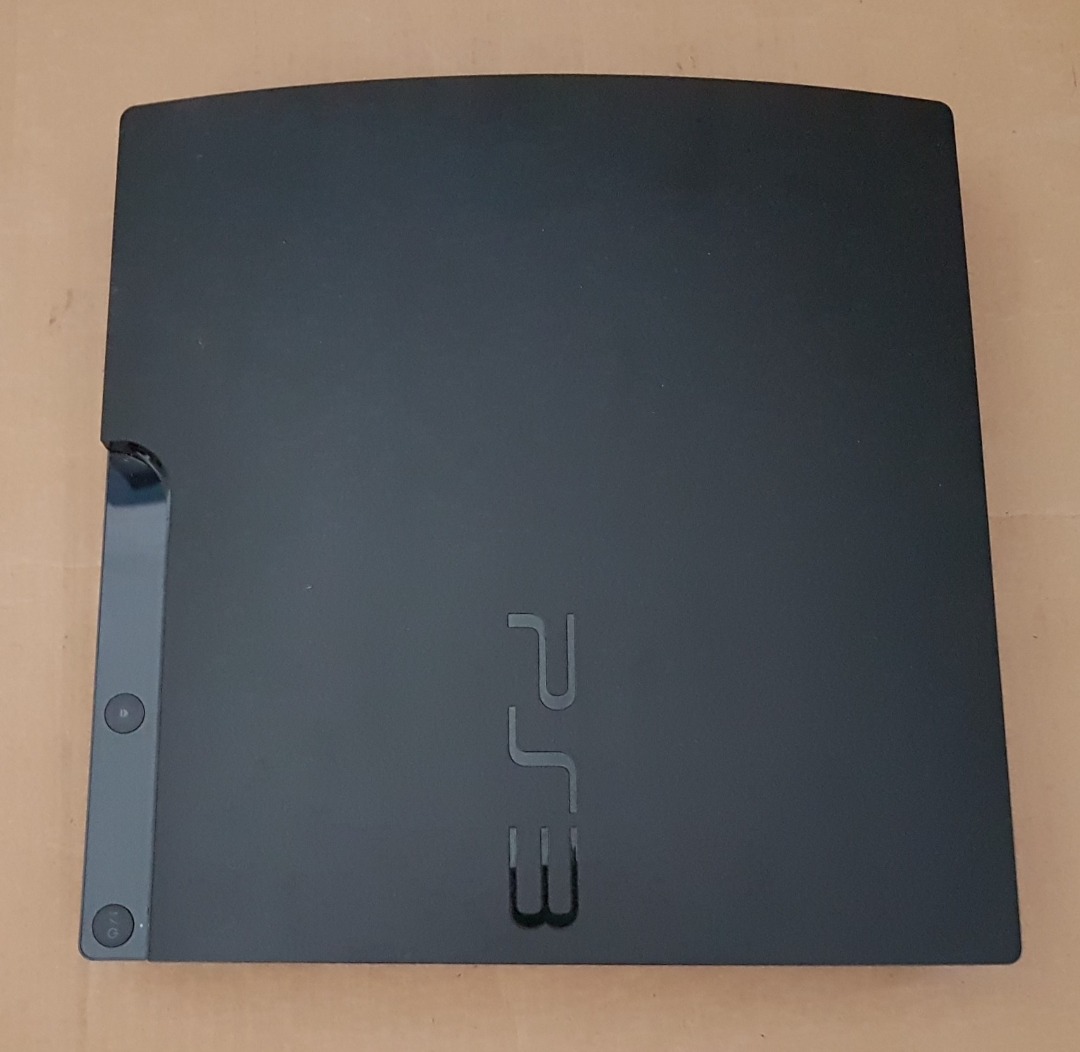 Sony PlayStation 3 Slim 320 GB Black Console, Home Video Game Console, PS3 Model CECH-3006B, No ...