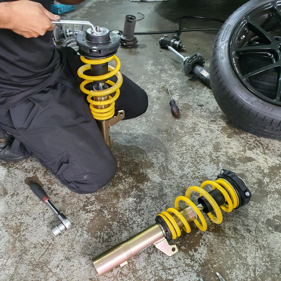 ST XA 2 Way Adjustable Coilovers (2 YEARS WARRANTY), Car Accessories, Accessories on Carousell