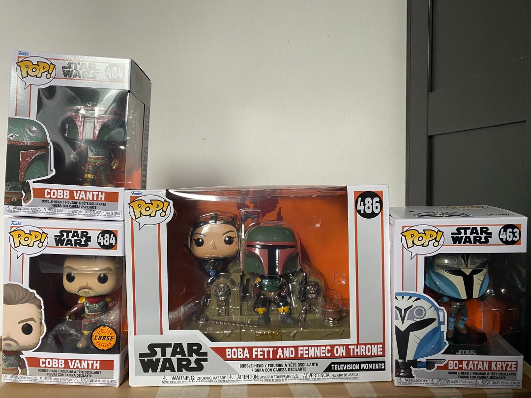 CLEARANCE Star Wars Funko Pop Bundle (Cobb Vanth, Bo-Katan Kryze, Boba ...