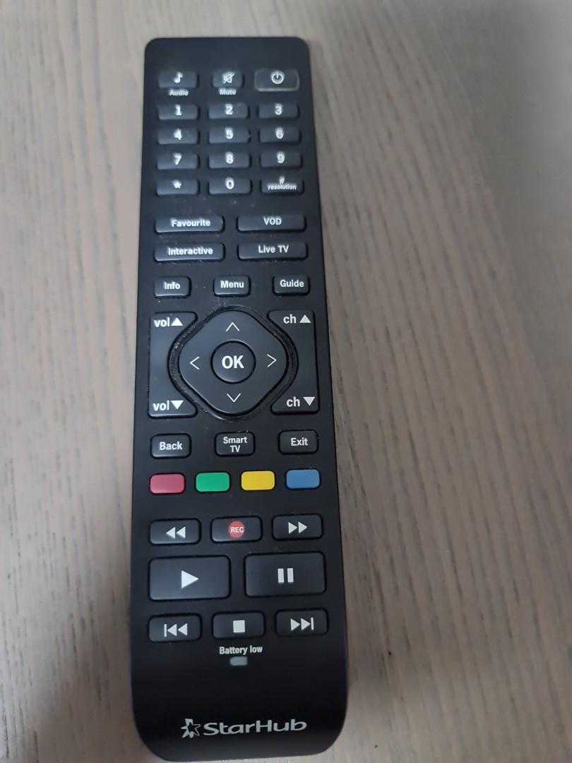 Starhub box remote control, TV & Home Appliances, TV & Entertainment ...