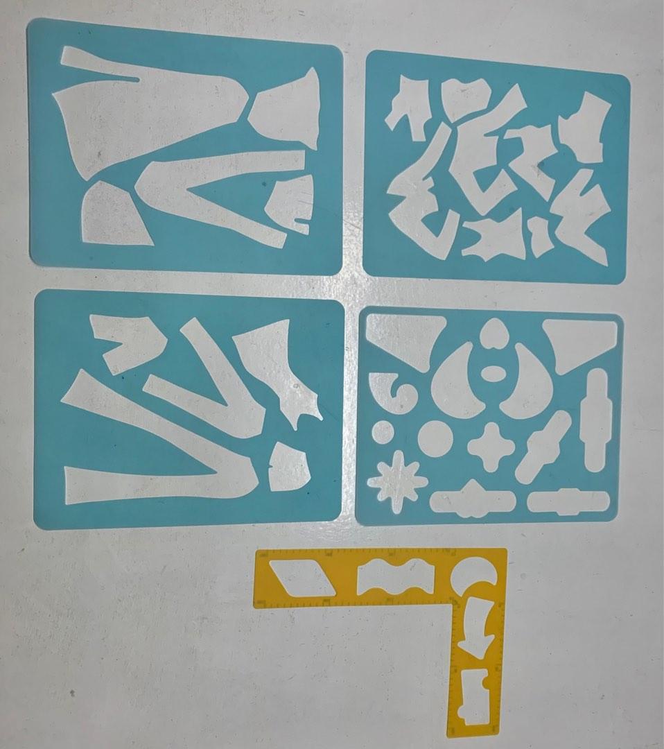 Stencil set, Hobbies & Toys, Stationary & Craft, Craft Supplies & Tools ...
