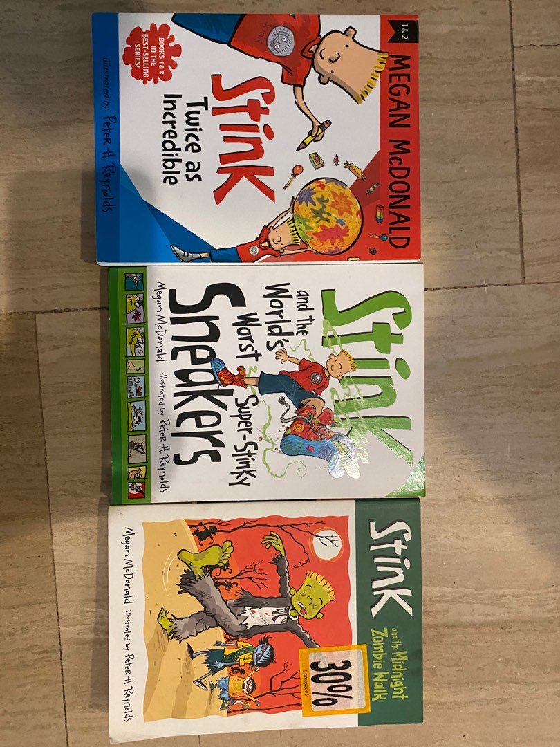 Stink 1, 2, 3, & 7, Hobbies & Toys, Books & Magazines, Children's Books ...