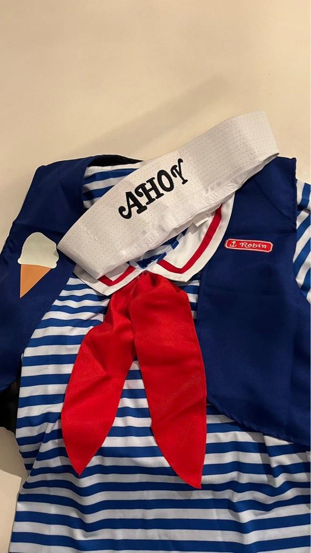 Stranger Things Costume Robin Scoops Ahoy Uniform Ice Cream, Women's ...