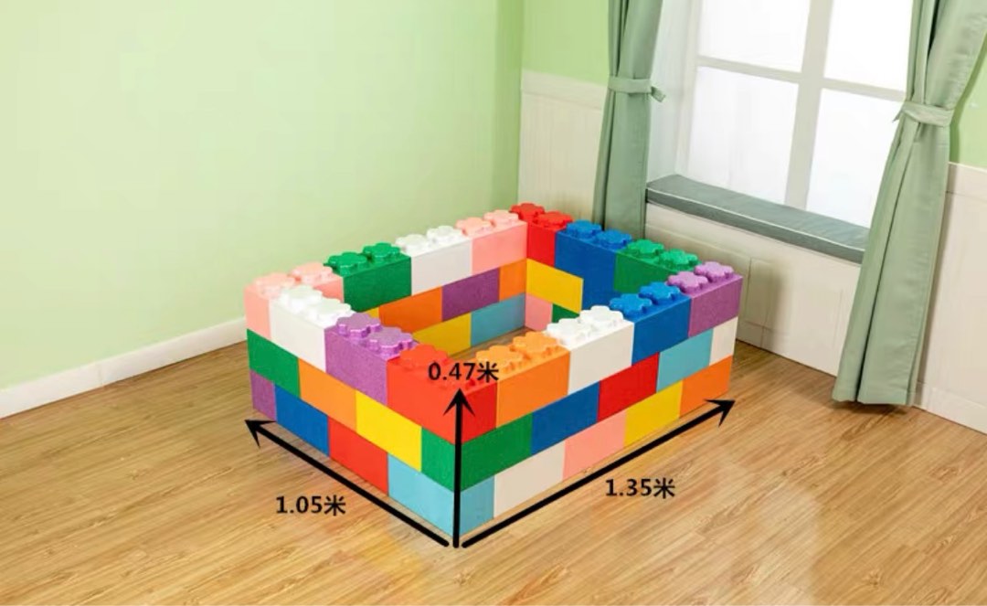 Styrofoam Lego block 42 pc, Babies & Kids, Infant Playtime on Carousell