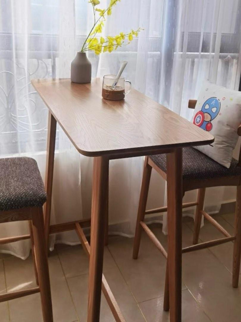 Breakfast Bar Dining Table High Desktop kitchen Pantry Counter Bistro ...