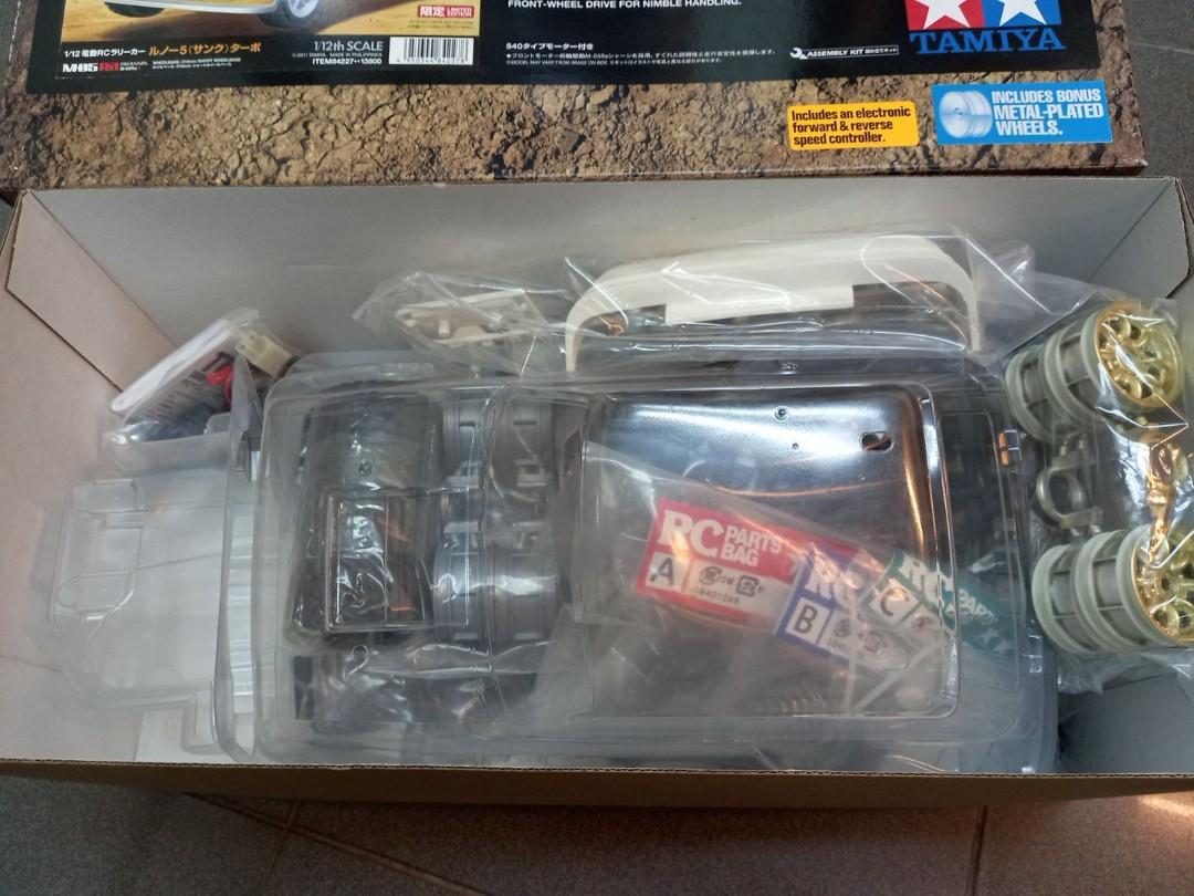 絕版田宮Tamiya 1/12 Renault 5 Turbo Rally (Limited Edition) M-05 Ra Chassis ...