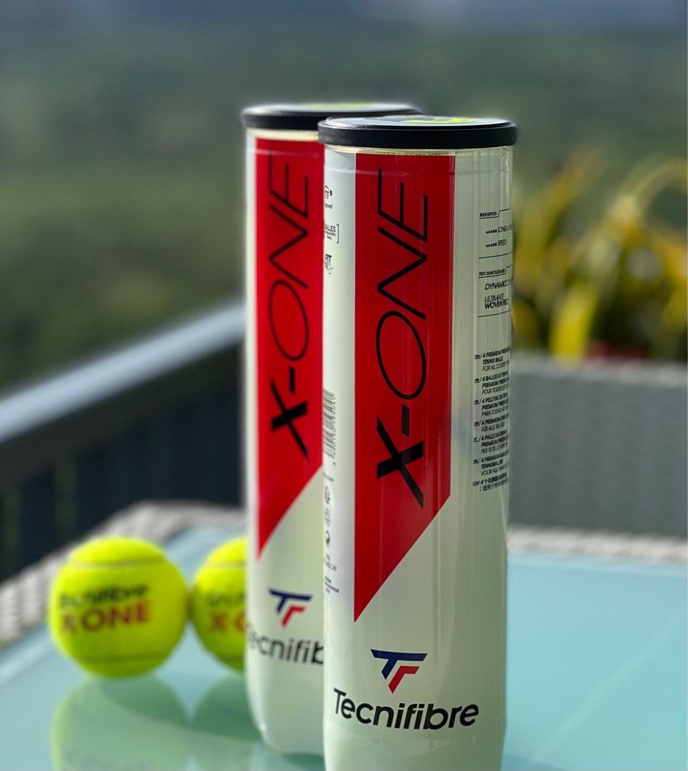 Technifibre X-ONE tennis Ball (4pcs), Sports Equipment, Sports & Games ...