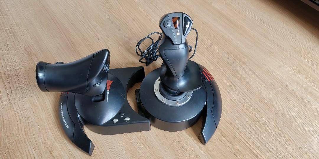 Thrust Master T Flight Hotas X Flight Stick Video Gaming Gaming Accessories Controllers On