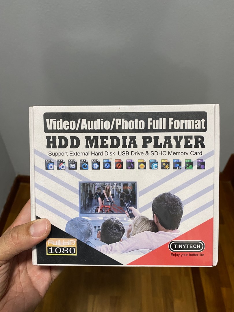 Tinytech HDD Media player Full HD1080, TV & Home Appliances, TV ...