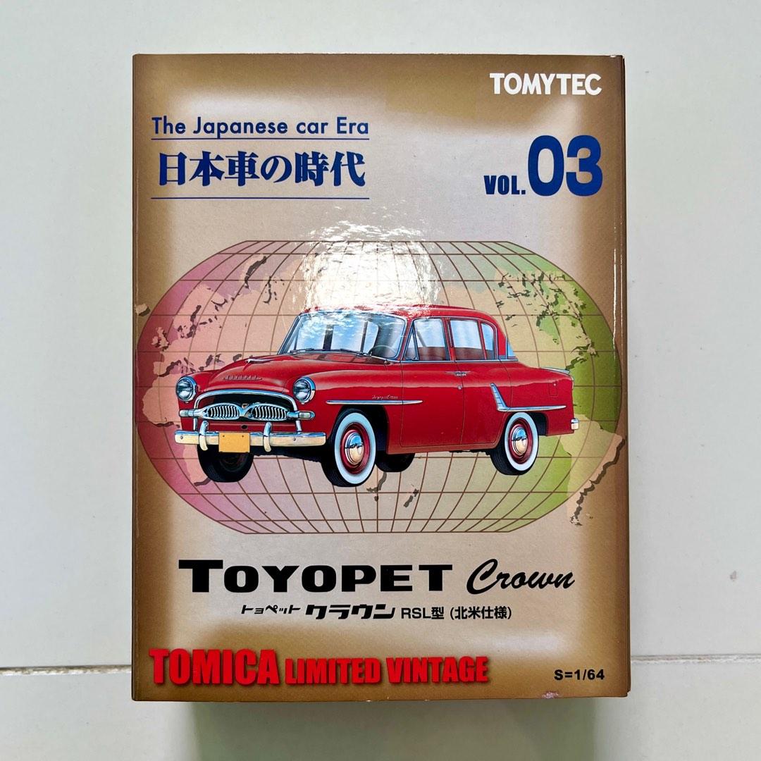 TLV Toyopet Crown Red The Japanese Car Era Vol. 3 03 Tomica Limited ...