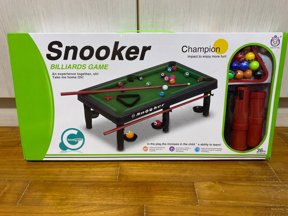Toy Snooker table, Hobbies & Toys, Toys & Games on Carousell