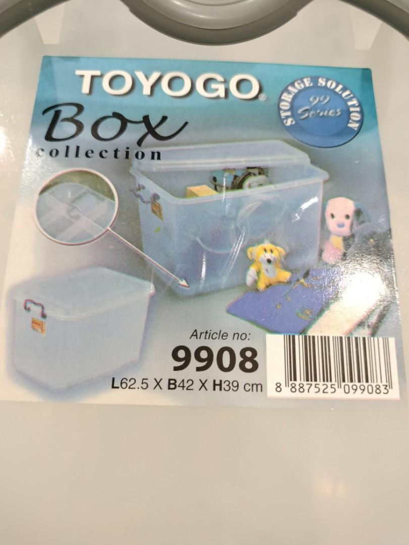 Toyogo Storage Box with wheels, Furniture & Home Living, Home ...