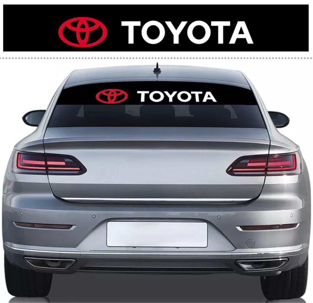 Toyota Windscreen Sticker, Car Accessories, Accessories on Carousell
