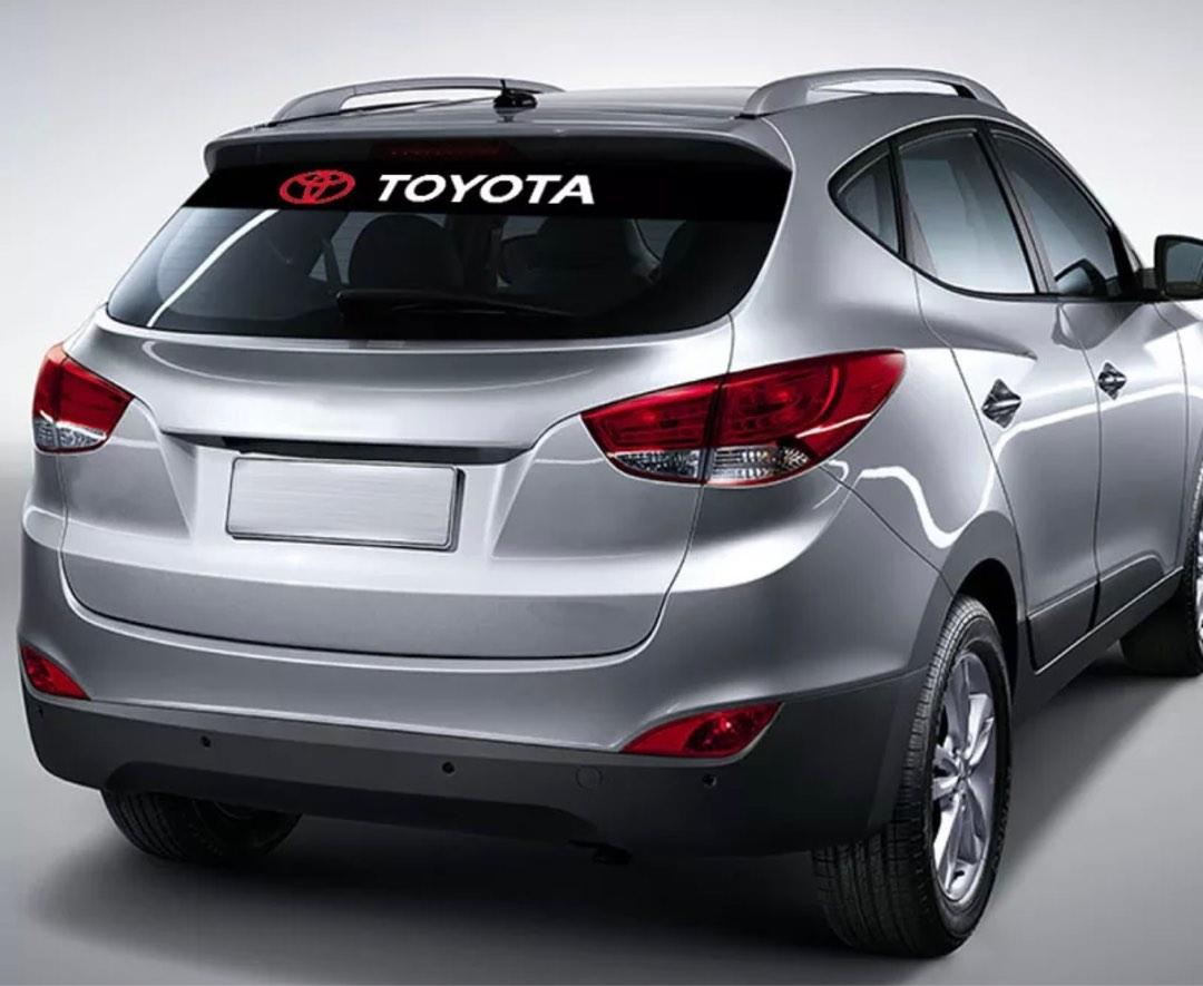 Toyota Windscreen Sticker, Car Accessories, Accessories on Carousell