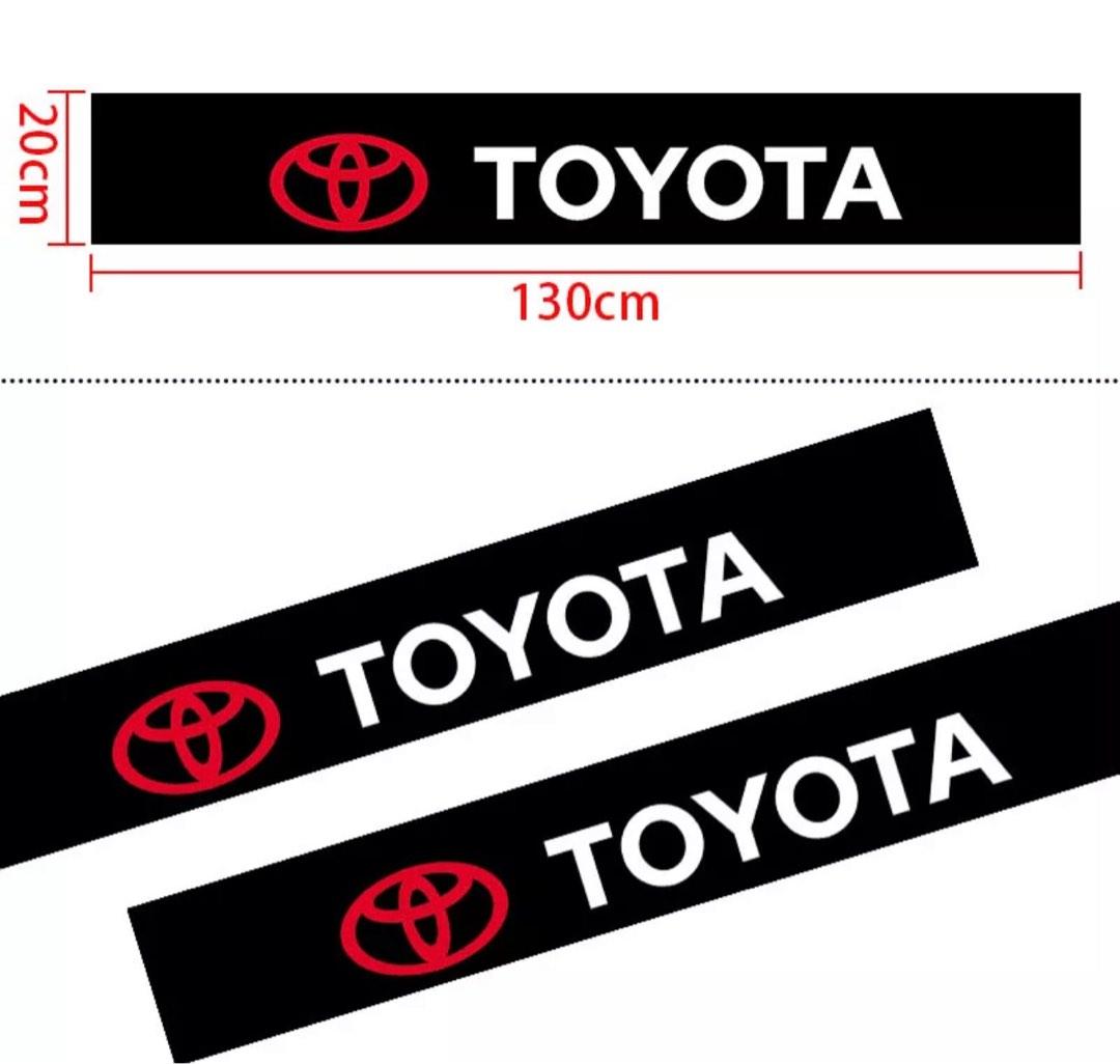 Toyota Windscreen Sticker, Car Accessories, Accessories on Carousell