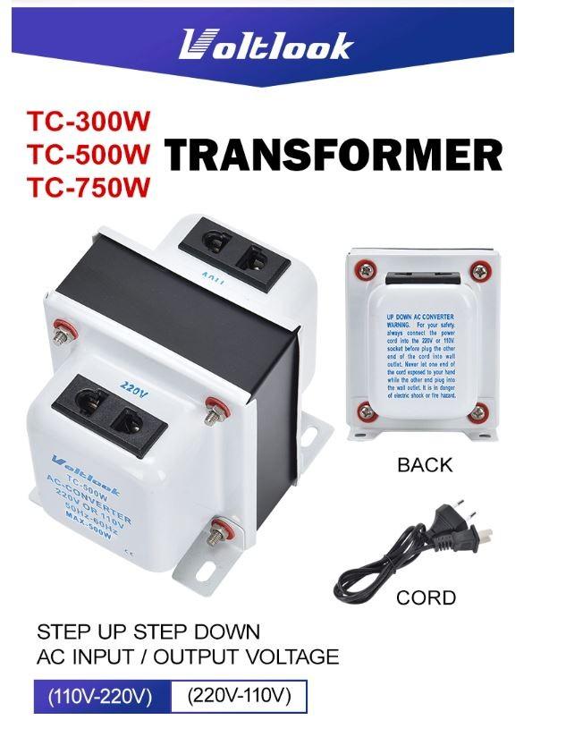 TRANSFORMER STEP UP / STEP DOWN, TV & Home Appliances, Electrical ...