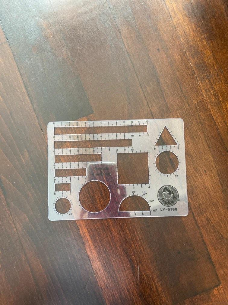 Transparent Model Ruler with Markings, Hobbies & Toys, Stationery ...